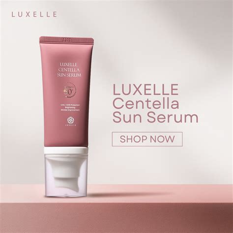 Luxelle Centella Sun Serum Spf50 Pa 50ml Daily Sunscreen