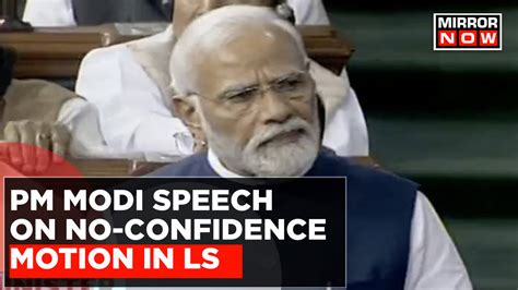 Pm Modi Speech From Walkout To Sloganeering Sansad Had It All No