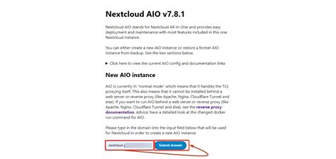 how to install nextcloud aio on docker cherry servers