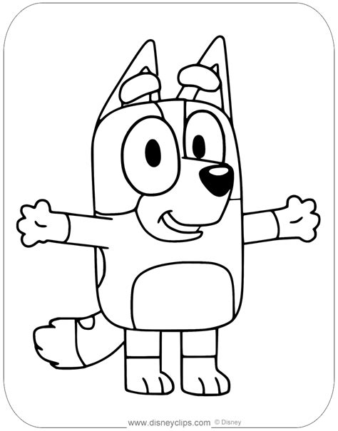 Bingo Coloring Page