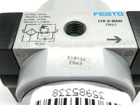 New Festo Lfr D Maxi Filter Regulator 159632 Lfrdmaxi Sb Industrial