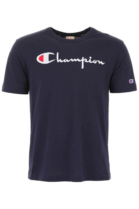 Champion T Shirt With Front Logo Modesens Champion Logo Png