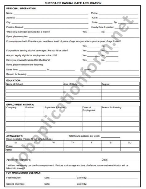 The Coffee Bean Tea Leaf Application Form Printable Pdf Artofit