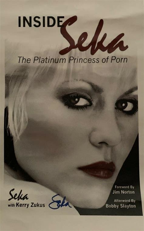 Inside Seka Book Promo Poster Hand Signed By Seka 2103117182