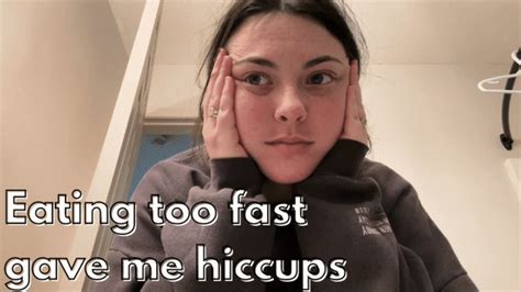 Eating Too Much Gave Me The Hiccups Aubreys Secret Fetish Clips4sale