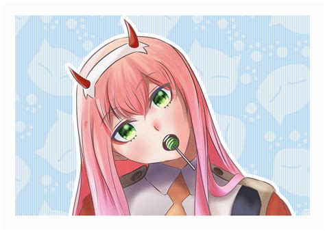 Zero Two Print 5x7 By Anjojoestar On Deviantart