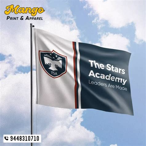School Flag Mango Print And Apparel