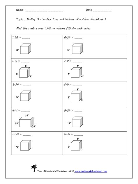 Difference Of Cubes Worksheet Cube Structures Lesson Plans