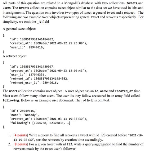 solved all parts of this question are related to a mongodb