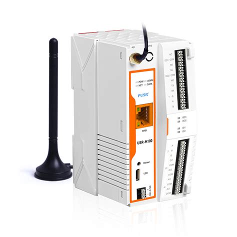 Pusr Usr M100 Eau Industrial Cellular 4g Mqtt Ssl Modem Iot Io Gateway และ Modbus Rtu ไปยัง Tcp