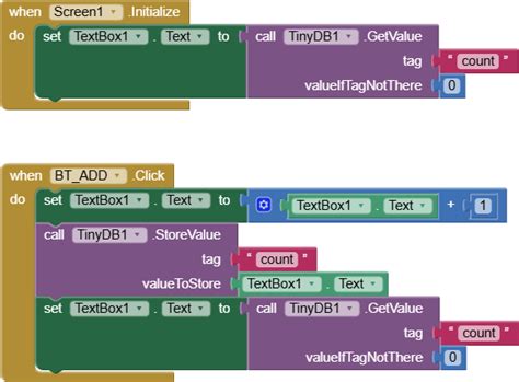 Counter Application Mit App Inventor Help Mit App Inventor Community