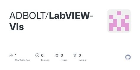 GitHub ADBOLT LabVIEW VIs