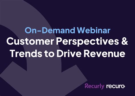 On Demand Webinar Customer Perspectives And Trends To Drive Revenue