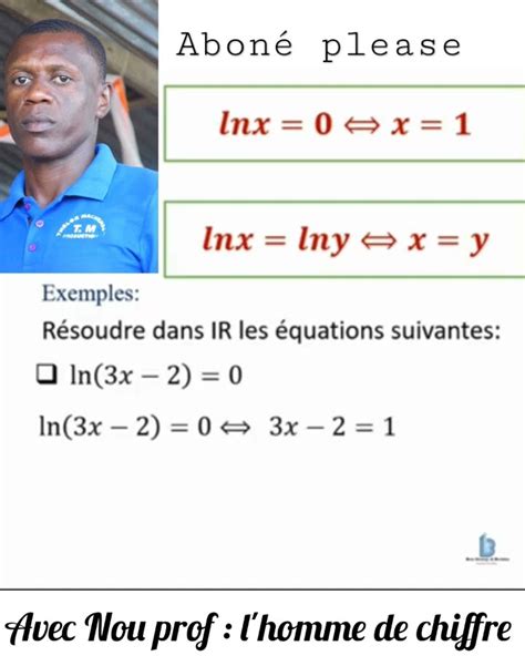 Equation Logarithme Youtube