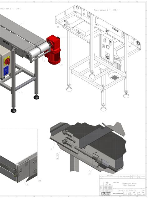 Belt Conveyor Ga Drawing At Judy Moore Blog