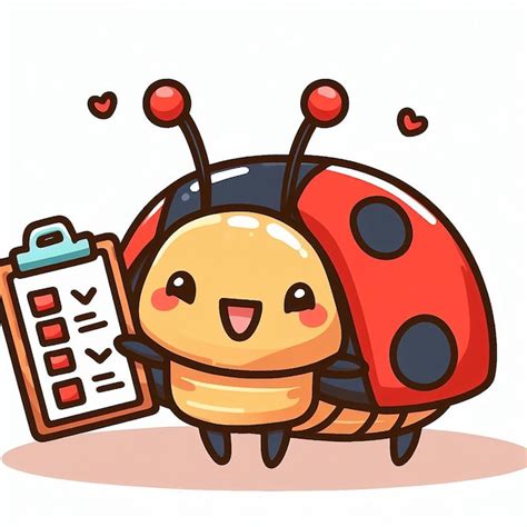 Premium Vector Cute Lady Bug In A Hand Drawn Vector Illustration