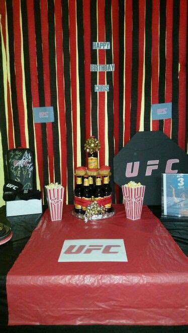 Ufc Party Decor Bonfire Birthday Party