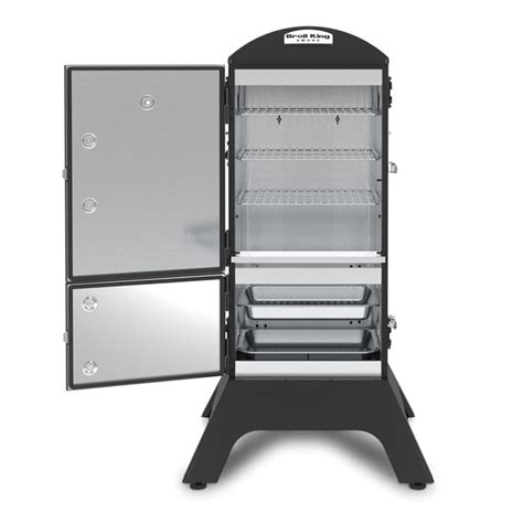 Broil King Vertical Charcoal Smoker Cabinet Flame Authority Flame