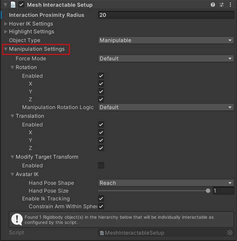 Grab Hold And Throw With Interactables Microsoft Mesh Microsoft Learn