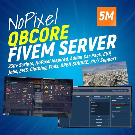 Qbcore Nopixel Inspired Server FIVEM READY SERVER Etsy