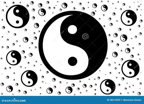Chinese Symbol Of Taoism Yin Yang Stock Illustration Illustration Of
