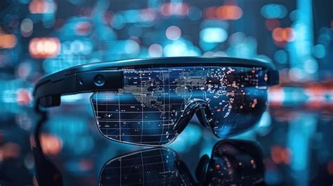 Smart Glasses With Augmented Reality Display For Navigation And Information Premium Ai