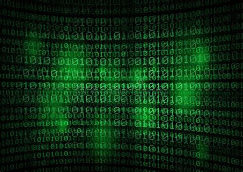 Ones And Zeros Digital Binary Code Background Stock Illustration