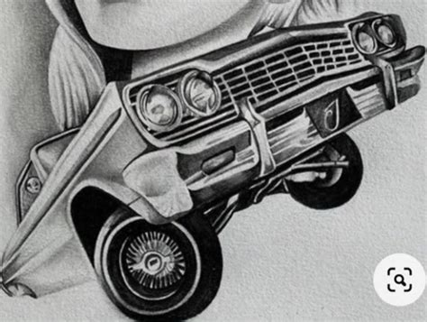 Chicano Style Pencil Drawing