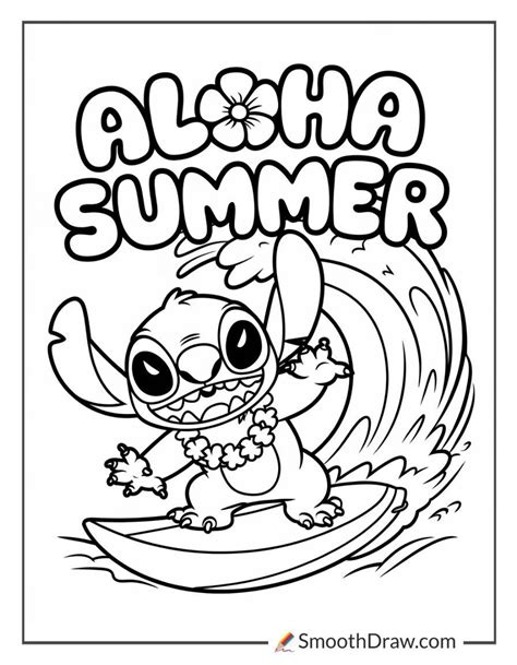 Stitch Coloring Page Artofit