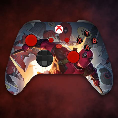 Deadpool Version 2 Custom Wireless Controller For Xbox Or Etsy