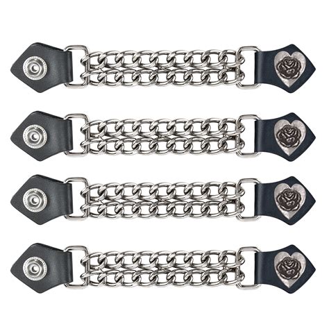 Dream Apparel Motorcycle Vest Extenders For Women Biker Double Diamond