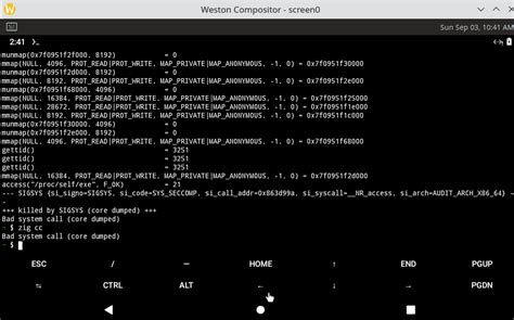 [bug] Running Zig Cc On Waydroid X86 64 Prints Bad System Call Core Dumped · Issue 17739