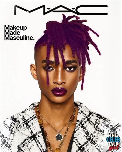 The Celeb Handsome Jaden Smith Stuns As The New Face Of Macs Makeup