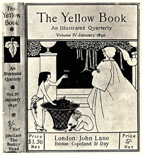 Design Unused For The Cover Of Volume Iv Of The Yellow Book C1895