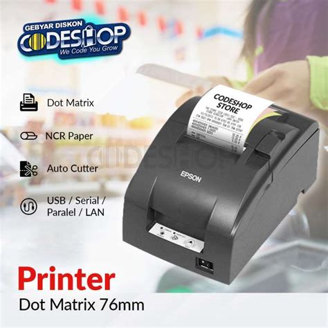 Jual Epson Tm U220b Printer Kasir Dot Matrix Auto Cutter Di Seller