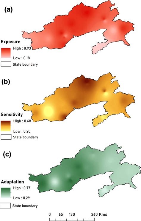 Spatial Distribution A Exposure B Sensitivity And C Download