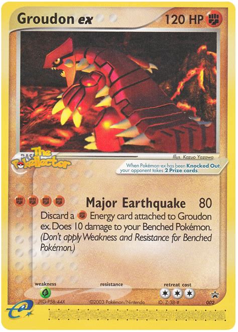 Groudon Ex Nintendo Promos Pokemon Card
