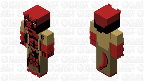 Hellboy Minecraft Skin