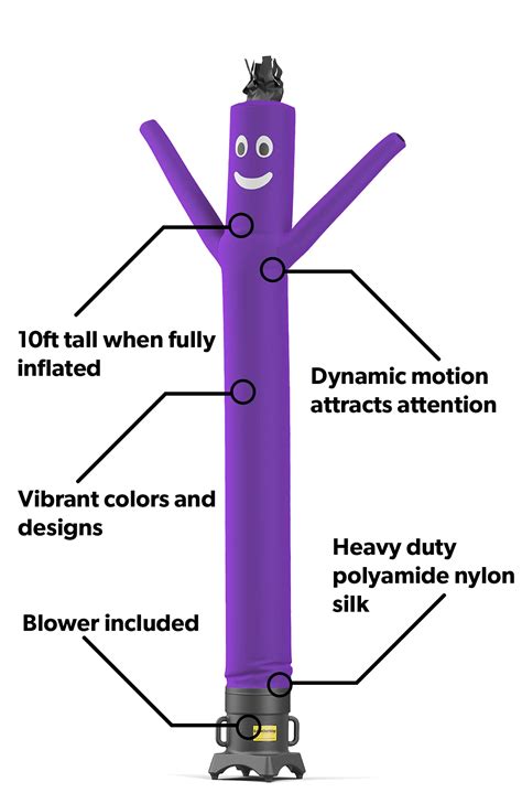 Lookourway Air Dancers Inflatable Tube Man Set 10ft