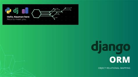 Django Python Orm Databasemanagement Developertools Shaikh