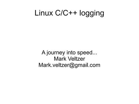 Linux Logging Odp