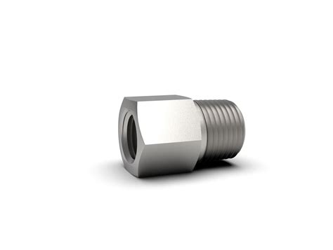 Pipe Bushing Reducer Npt Collection 3d Model Cgtrader