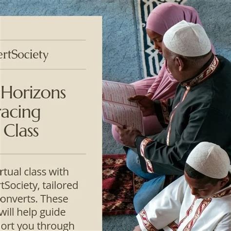 New Horizons Embracing Islam Virtual Class Rconverts