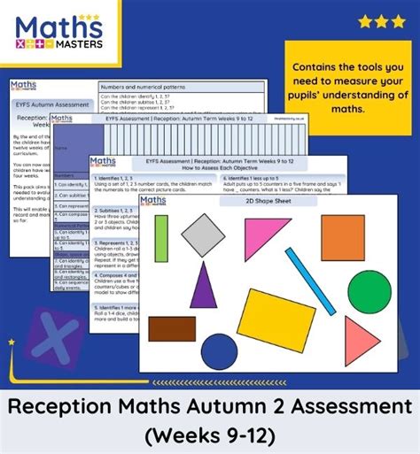 Reception Maths Autumn 2 Assessment Blocks 5 7 Early Years Maths