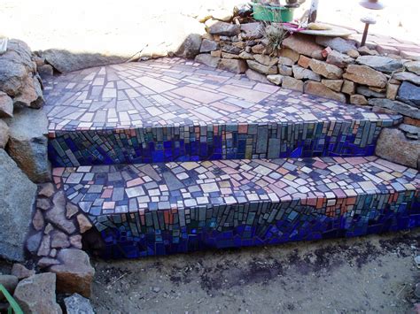 Steps To Front Door By Flowerpowermosaic Mosaic Stairs Mosaic House