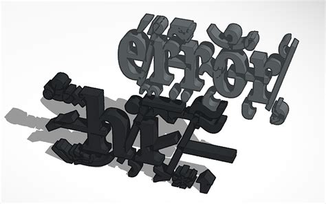 3d Design Error Tinkercad 3d Design Error Tinkercad