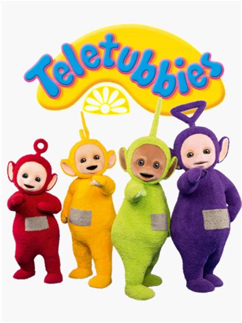 Pegatina Teletubbies Tinky Winky Dipsy Laa Laa Po De Thedreamergr