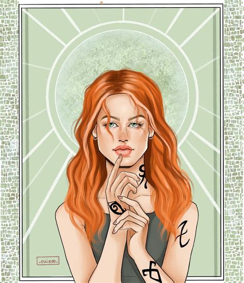 Clary Fray Drawing