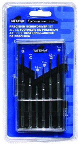 Task Tools 05792 Tuf E Nuf Precision Screwdriver Set 6 Piece Good Idea Land