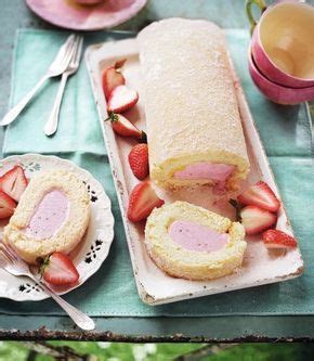Strawberry And Lemon Curd Arctic Roll Recipe Lemon Curd Arctic